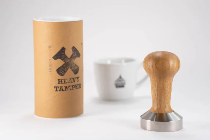 Heavy Tamper Classic Oak 51 mm