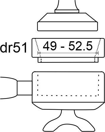 JoeFrex Dosing Ring 51 mm: Precision coffee dosing