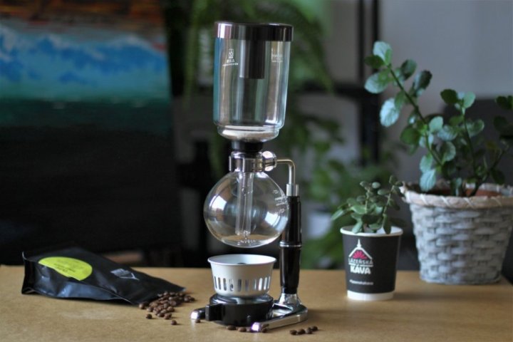 Vacuum Pot: home coffee preparation in Syphon :: Green Plantation