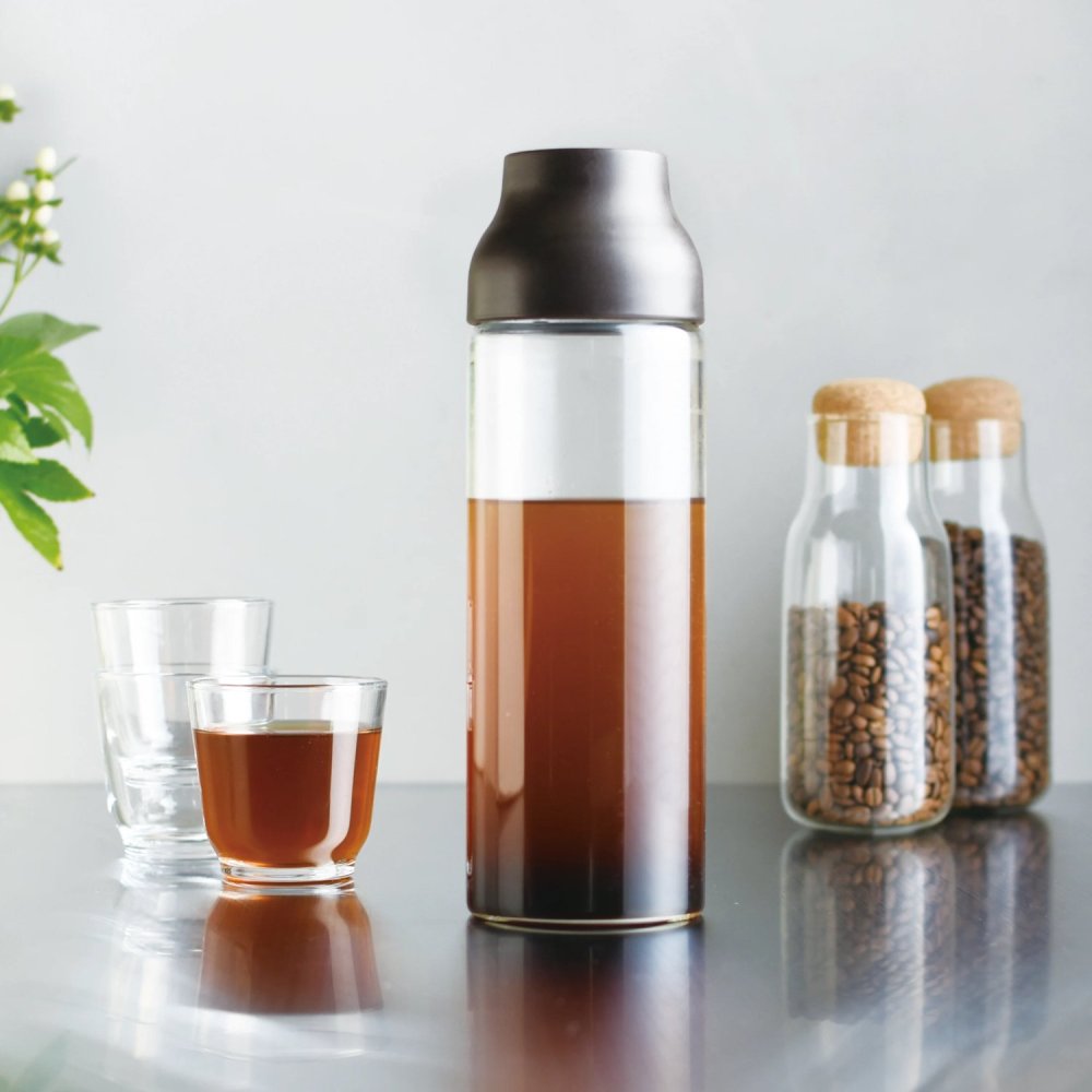 Brown carafe Kinto Capsule Cold Brew 1000 ml
