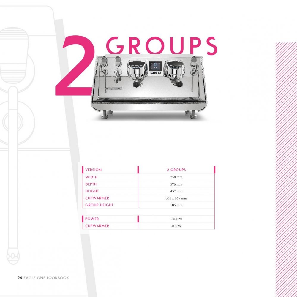 Victoria Arduino Eagle One 2GR professional lever coffee machine