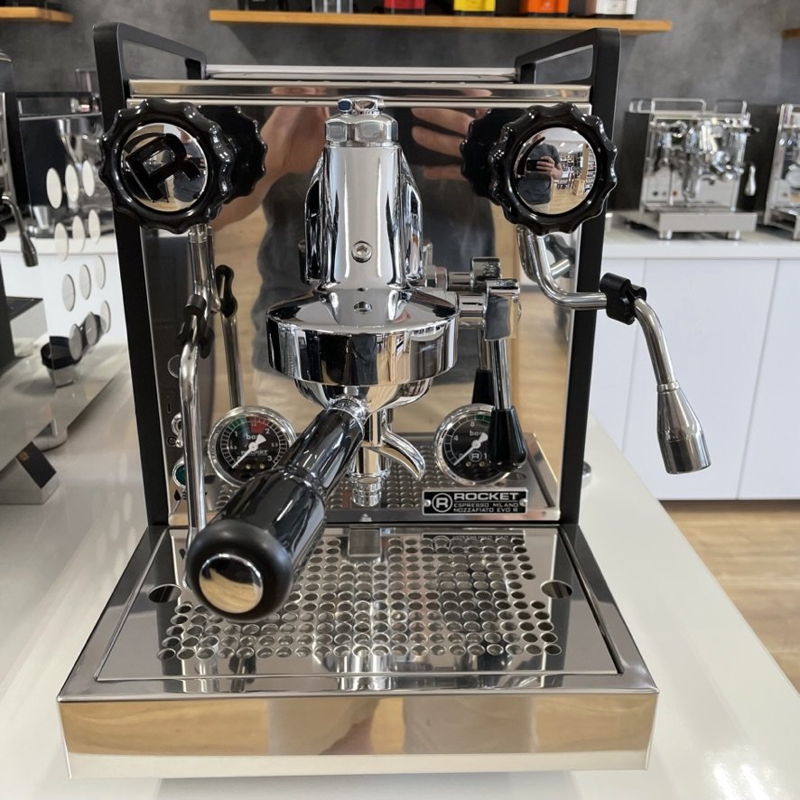 Rocket Espresso Mozzafiato Cronometro R black - lever coffee machine