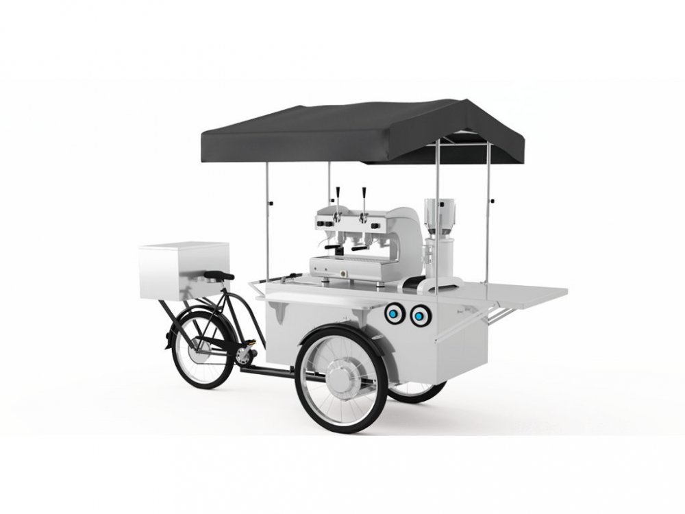 Stand de café mobile - vélo de café, piaggo