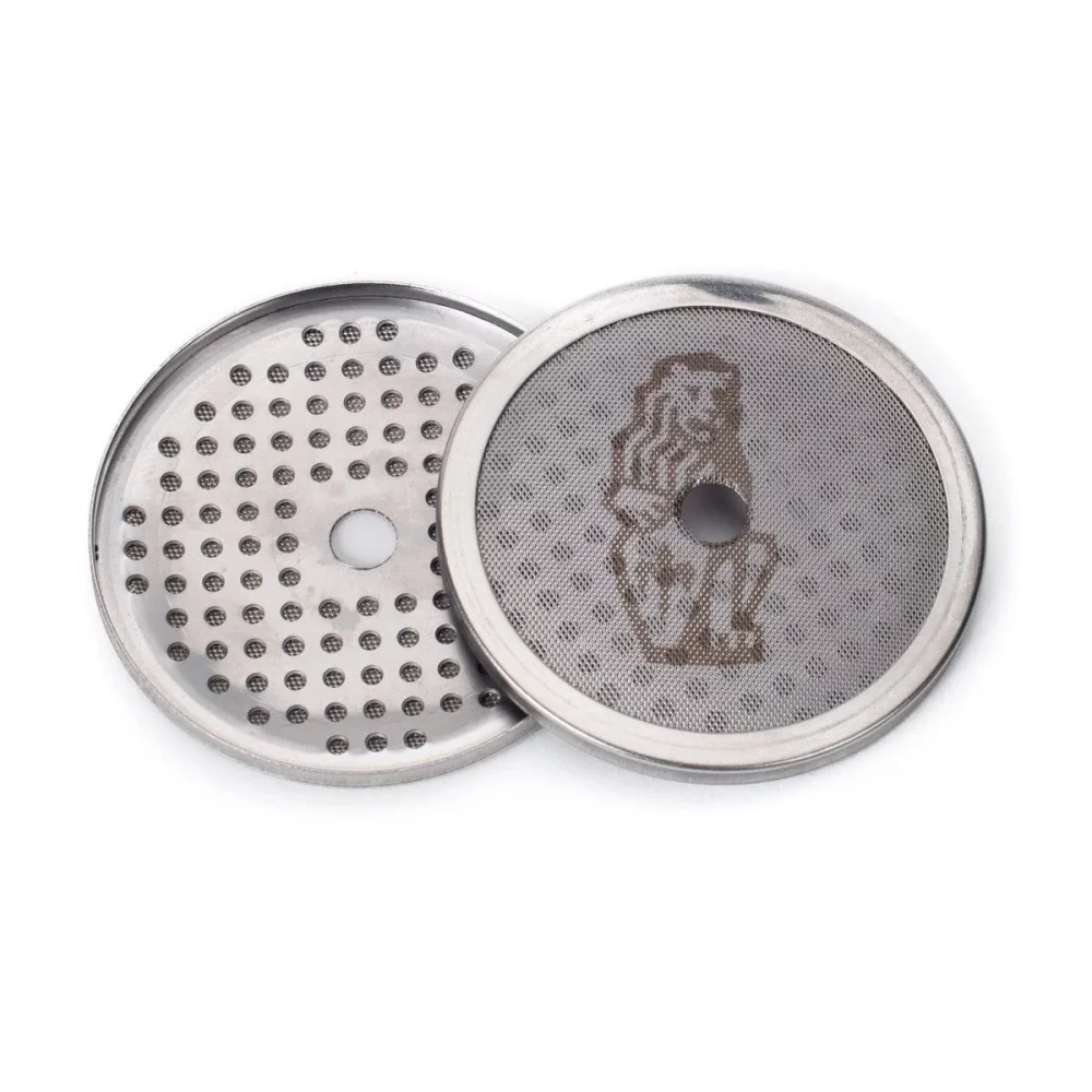 La Marzocco shower with logo