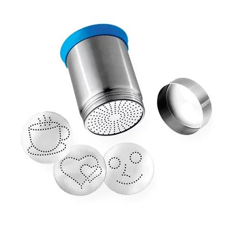 Motta Shaker for chocolate and cocoa with patterns :: Green Plantation