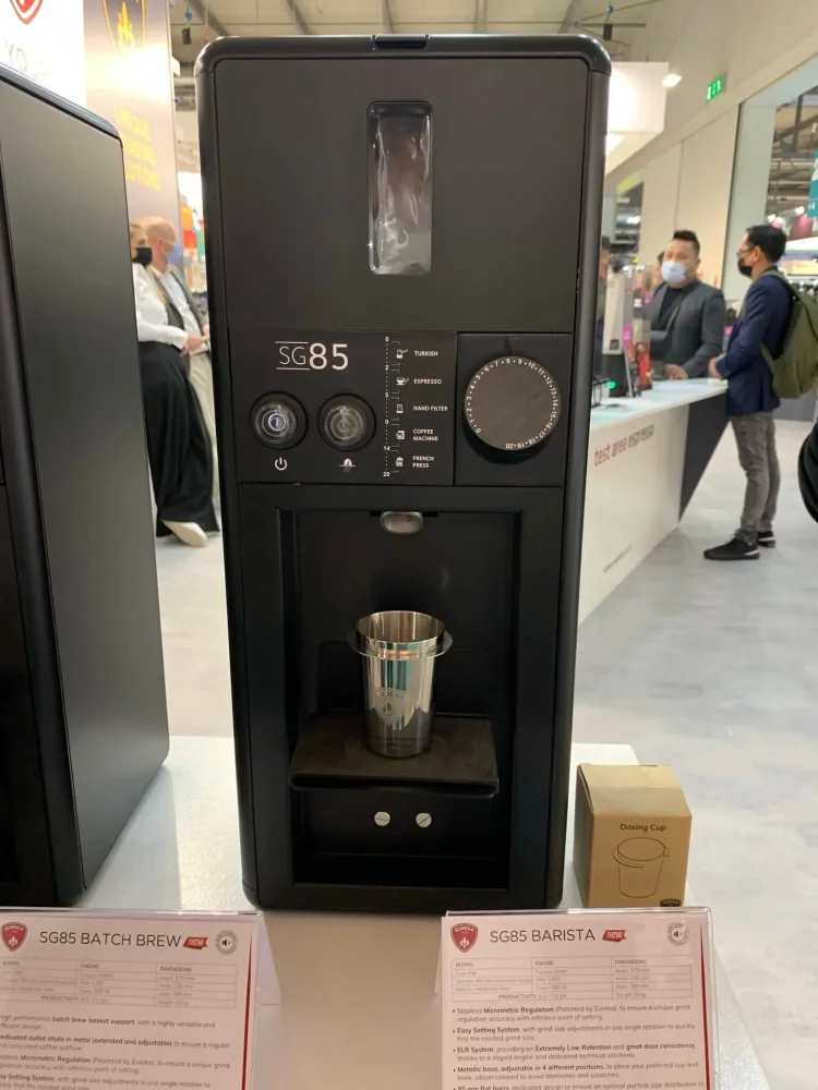 Eureka SG85 Barista professionelle elektrische Kaffeemühle