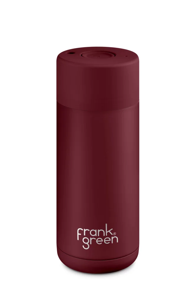 Frank Green Ceramic Merlot Thermos for coffee and tea 475 ml